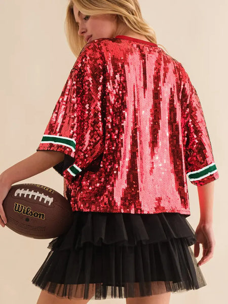 Christmas Tree Sequin Top – Karden Lane