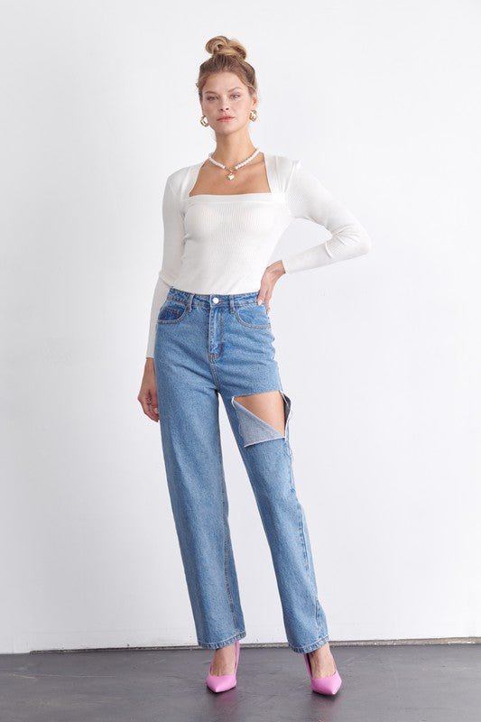 Eve Ribbed Knit Top – Karden Lane